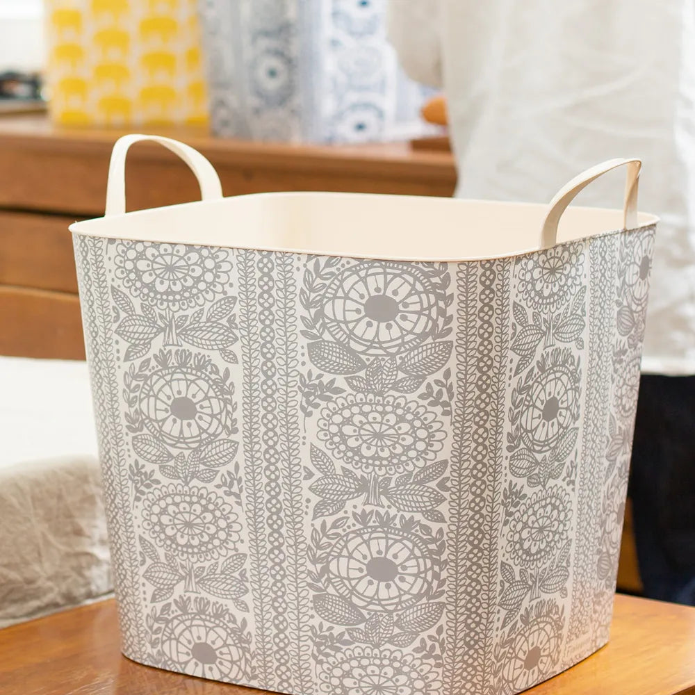 Stacksto x Finlayson Storage Basket - Light Gray - M (25L) – Night Market PH